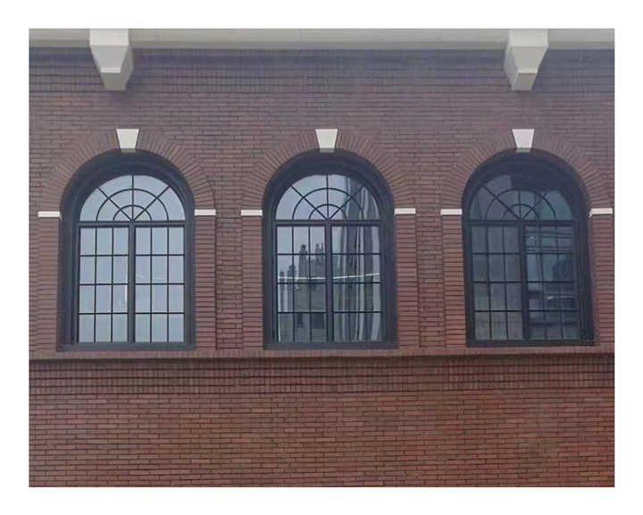 French Style Arc Tempered Glass Window Design Casement Window and ...