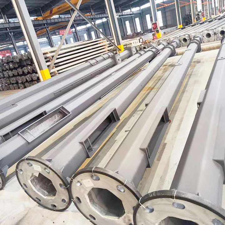 Light Pole Street Light Pole 3m 4m 5m 6m 7m Hot Dip Galvanized Street ...