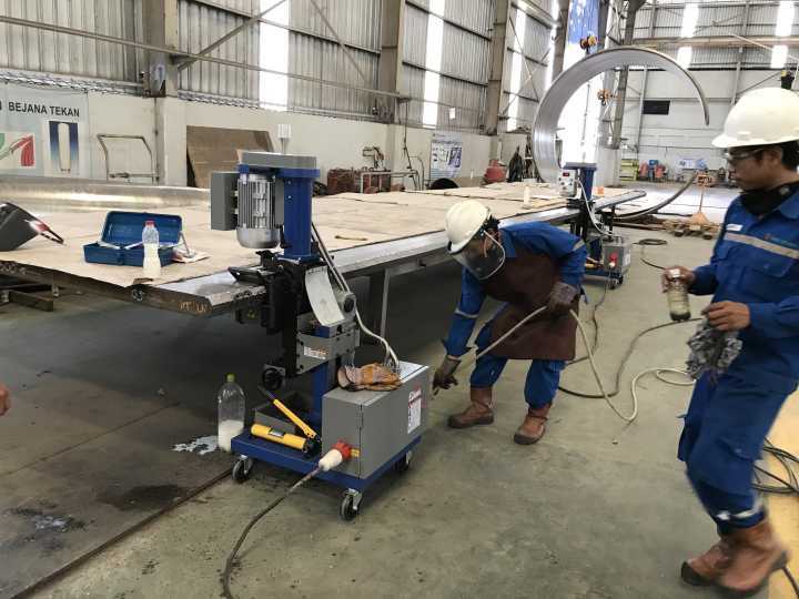 Portable Plate Beveling Machine Flat Plate Milling Machine for Steel ...