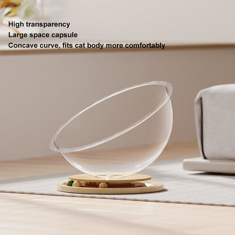 Wholesale Cat House - Transparent Acrylic Space Capsule