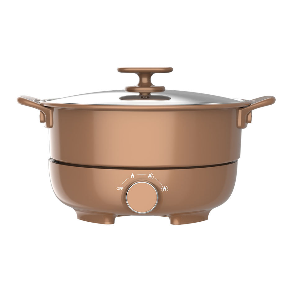 4L ELectric Multicooker Cooking Pot Nonstick Home Hot Pot 1300W ...