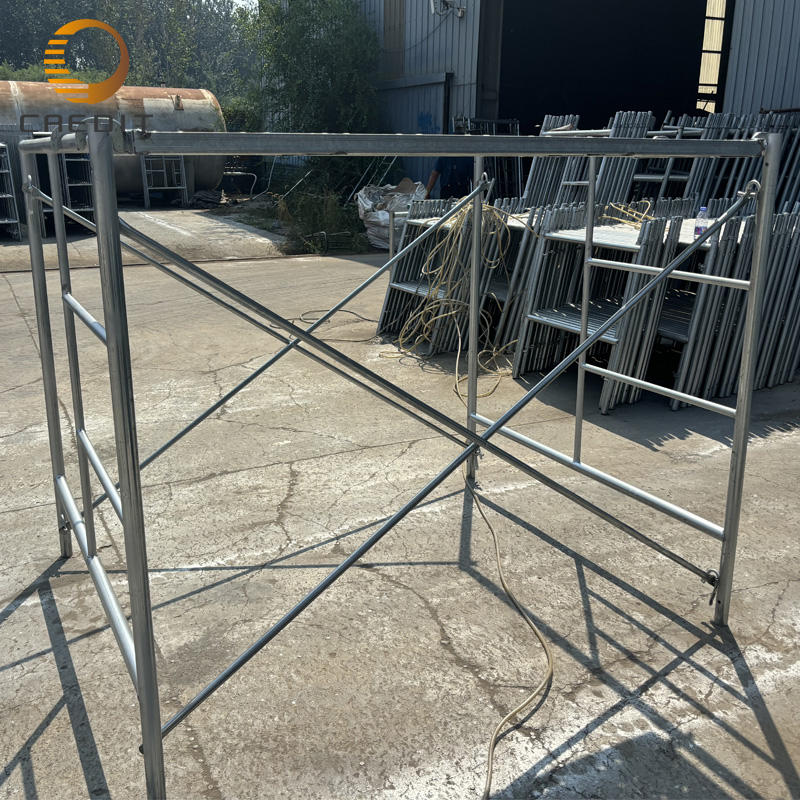 Q235 Steel Ladder Type Frame Scaffolding 1219x1930mm Galvanized ...