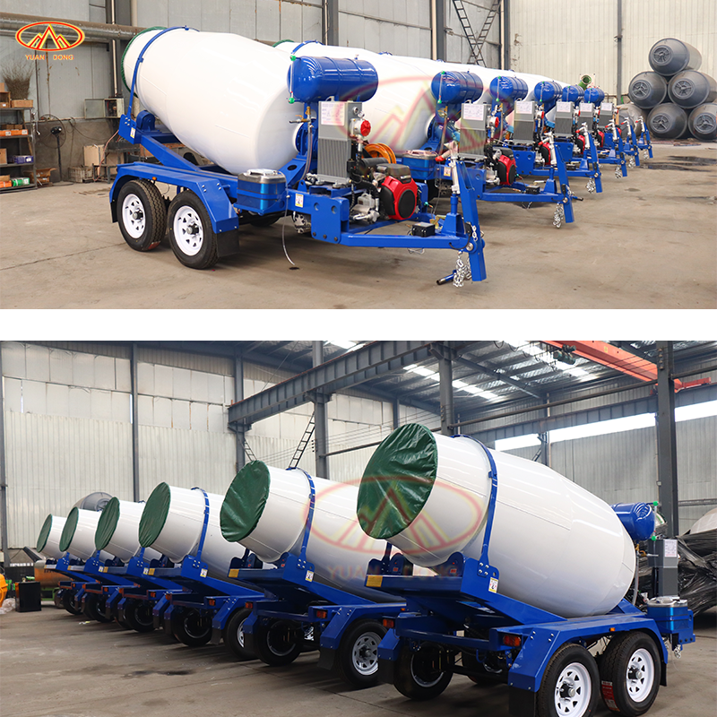 Best Selling Cement Mixer Tank Gasoline Engine Concrete Mixer Tank ...