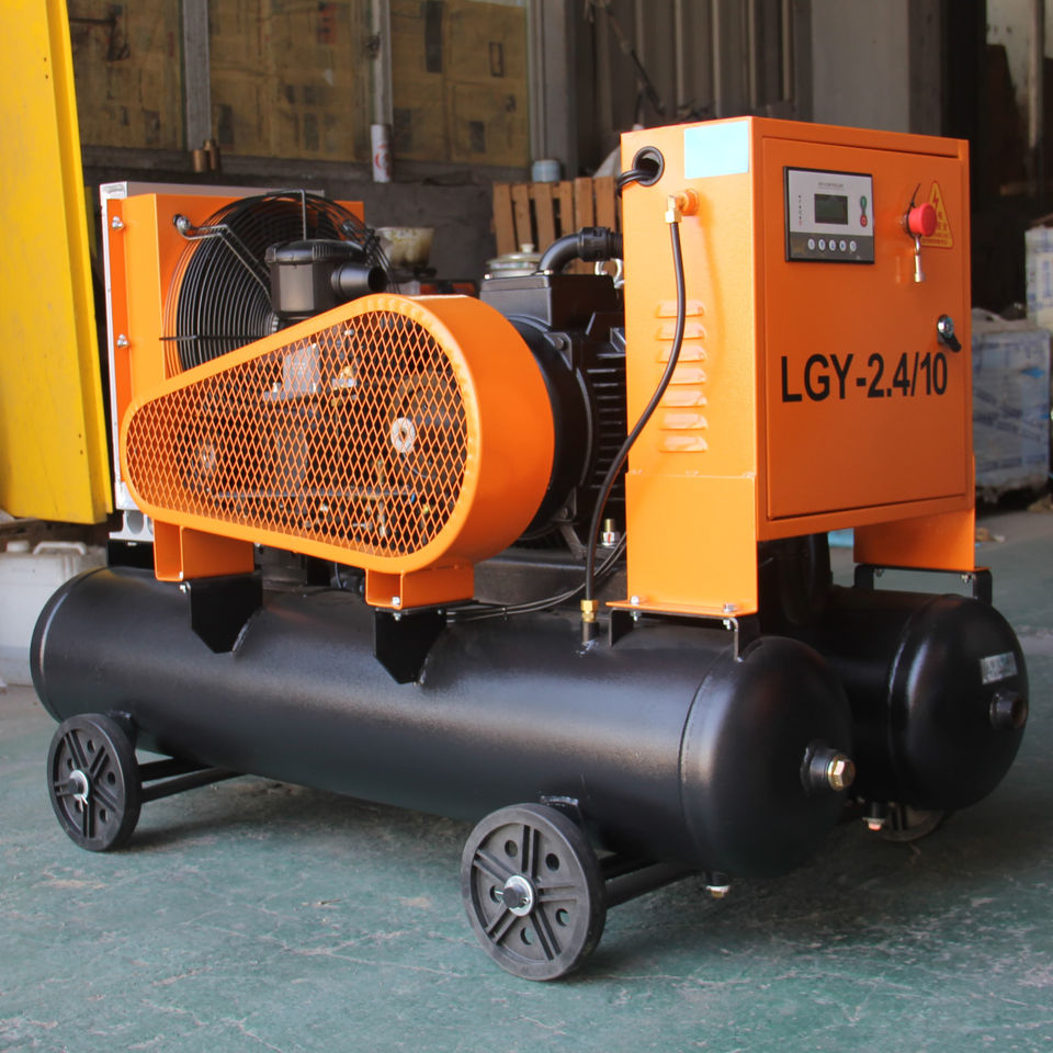 G15 Breaker Hammer Air Compressor Kaishan LGY-2.4/10 85cfm 10bar ...