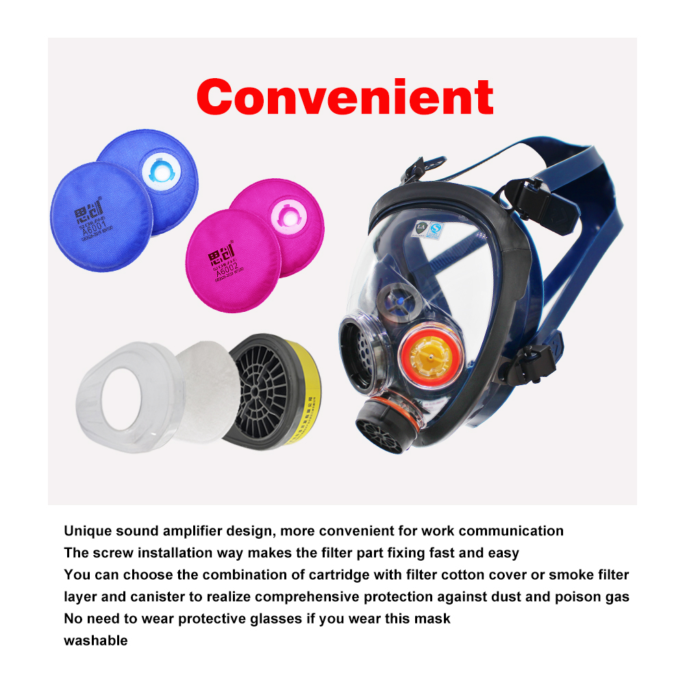 STRONG Anti Nuclear Full Face Chemical Resistance Mask Respirator Mask ...