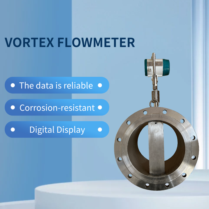 High Precision Vortex Flow Meter for Accurate Measurement of Gas and Steam in Industrial Process ...