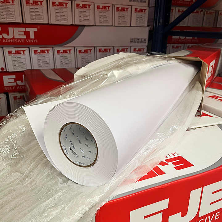 EJET Self Adhesive Vinyl Sticker Roll for Eco-Solvent Printer