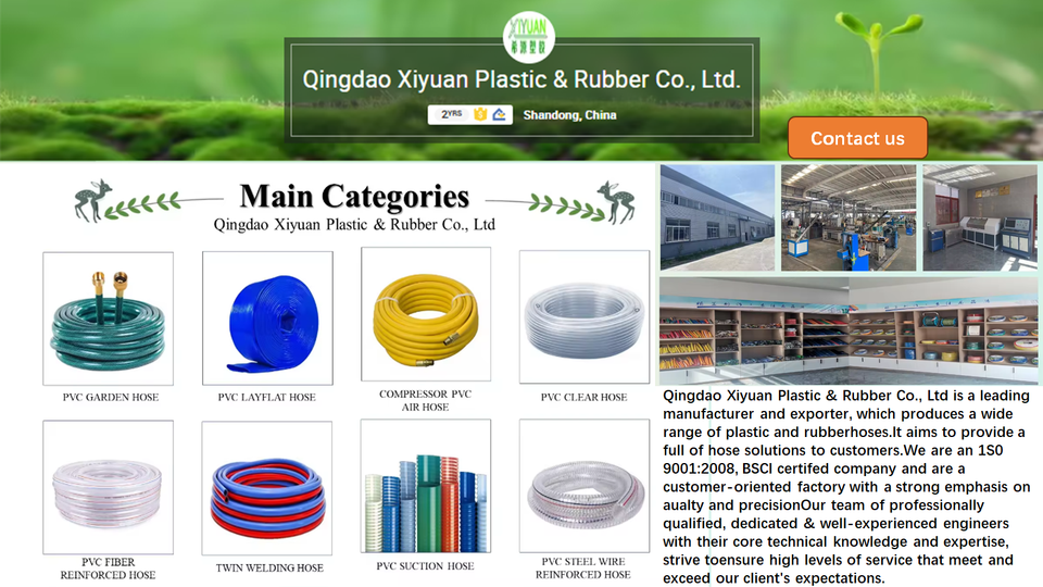 PVC Fiber Braided Water Delivery Hose Light Weight Plastic Tubes Hi Net ...