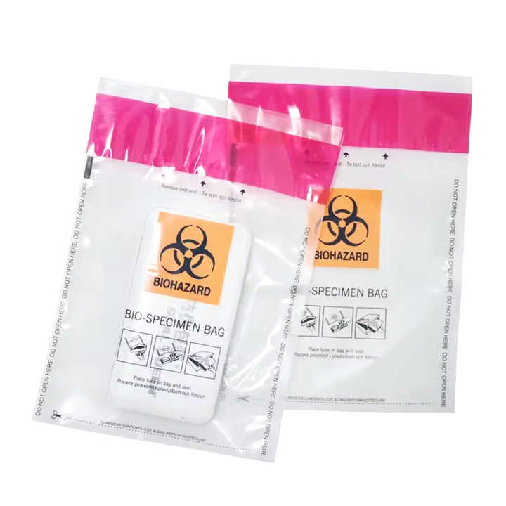 Custom Biohazard Waste Retort Pouch Secure Evidence Security Bag for ...