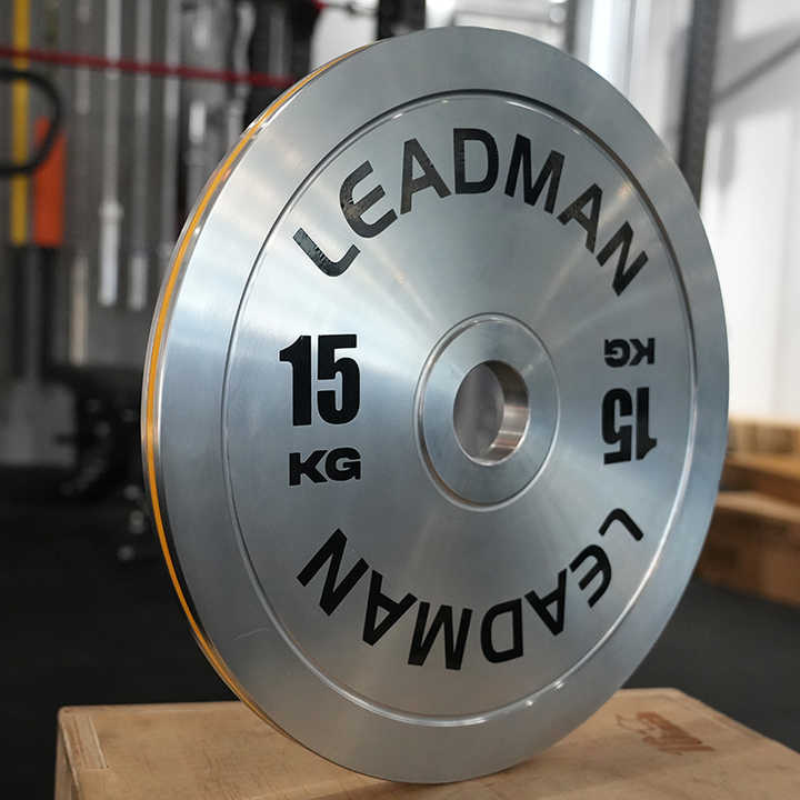 Custom Logo Electroplate Chrome Powerlifting Steel Plate Gym Equipment ...