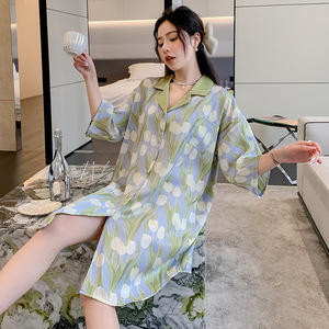 Fantasy Night Dress 3 - Luxury Knee-Length Sleepwear for Women