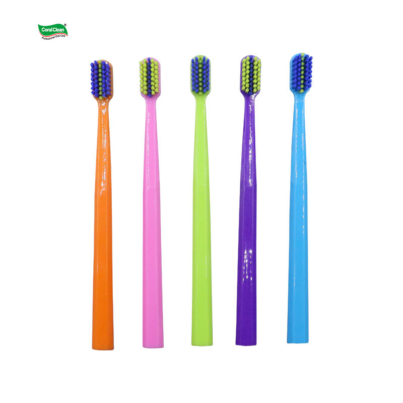 Individually Packed Medium Hard Orthodontic Toothbrush Adult Oral Care ...