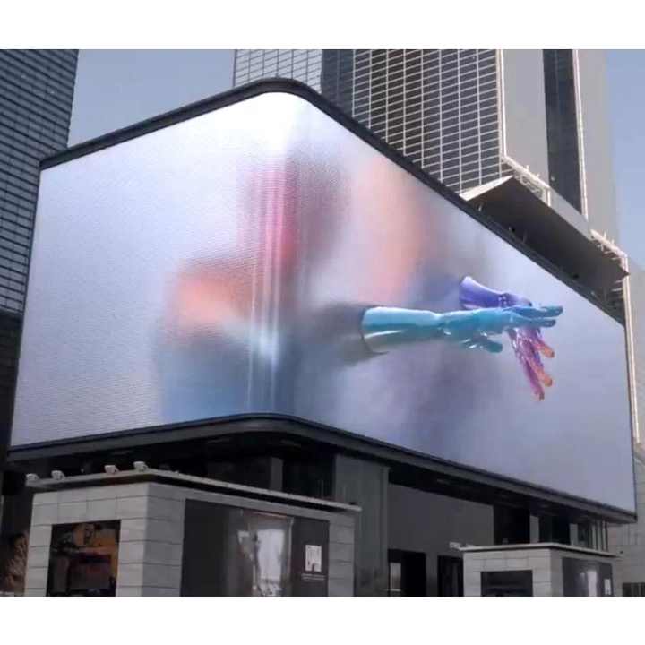 Custom Naked Eye 3d Big Billboard High Definition LED Video Wall ...