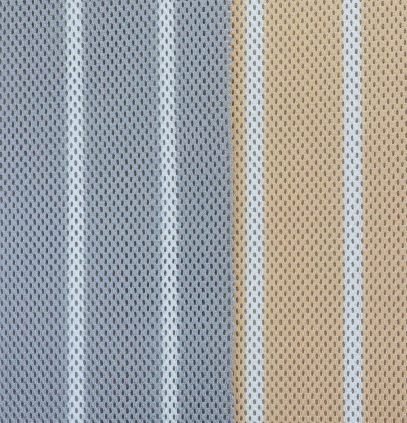 Breathable Mesh Fabric, 3D Sandwich Mesh Fabric,beige and White Stripes ...