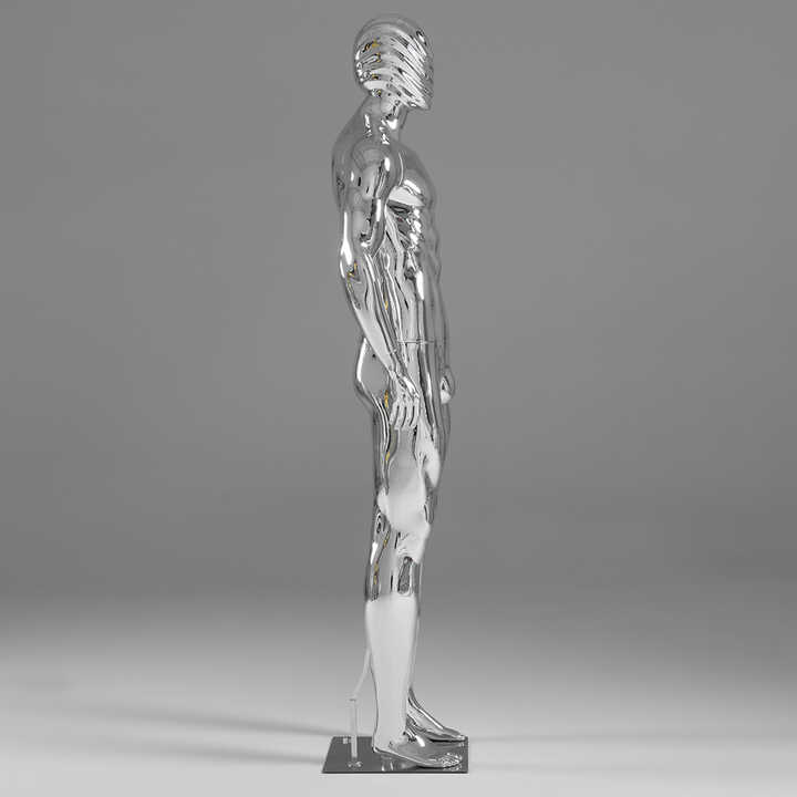 Electroplated Clothing Store Model Props, Male Full-body Sports Muscle ...