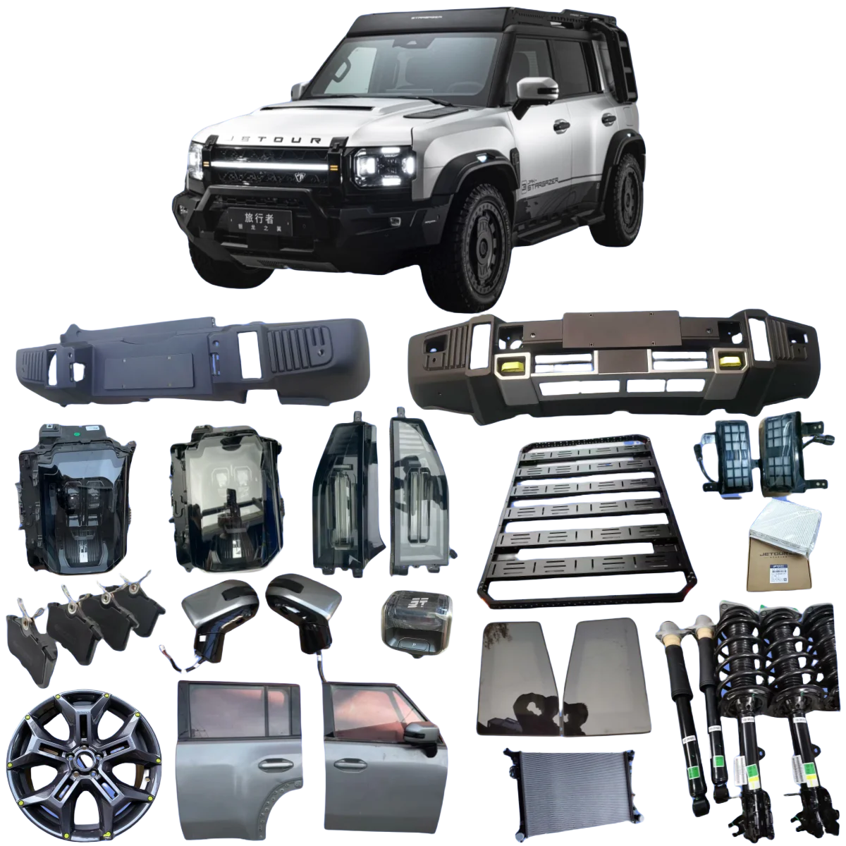 Jetour Traveler T2 Accessories - off-Road Vehicle Kits