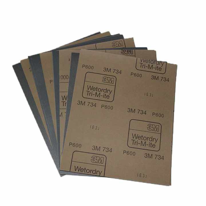 3M 734 Wetordry Sanding Paper - Smooth & Polish Automotives