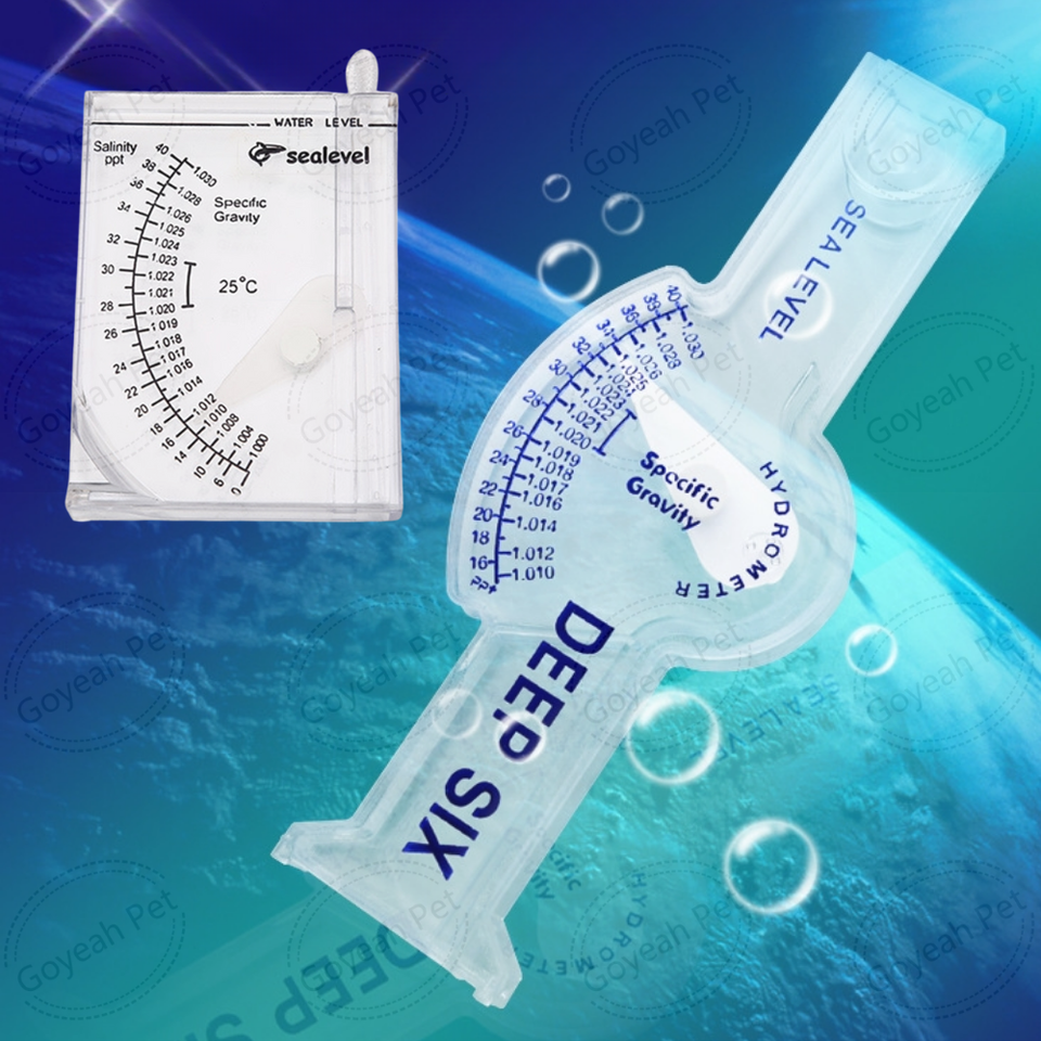 Accurate Aquarium Hydrometer Saltwater Salinity Meter Specific Gravity ...