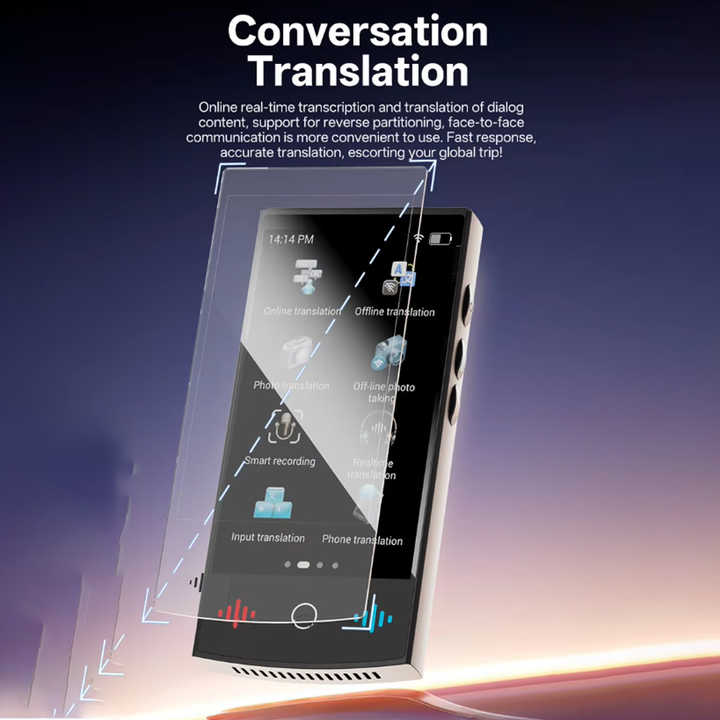 Ai Voice Translator For German & Spanish - 160 Languages, Portable Device
