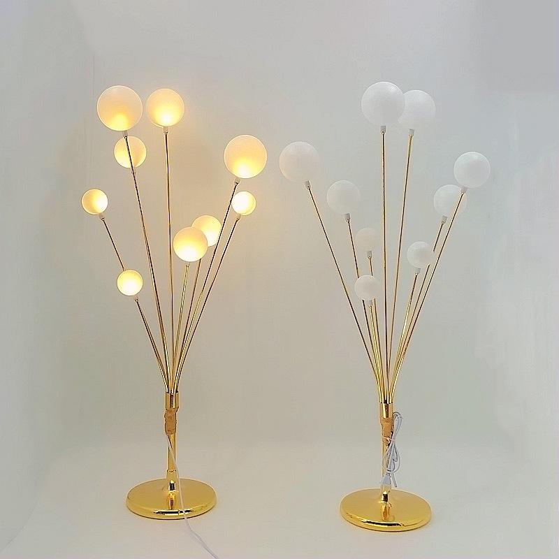 Wedding Props Gold Luxury Metal LED Lighting Stand for Walkway ...