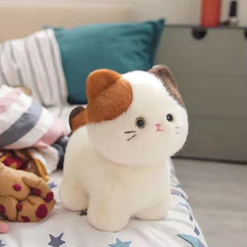2025 New Lovely Animals Plush Toy Soft Cat Plush Toy Made of Fabric ...