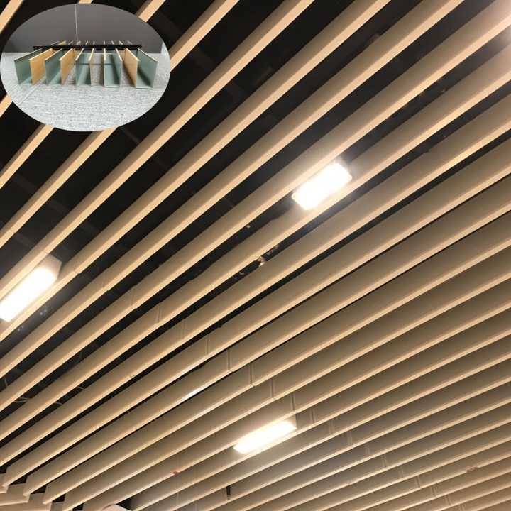 Aluminum Ceiling Baffle Modern Metal Building Decoration Metal Tube ...