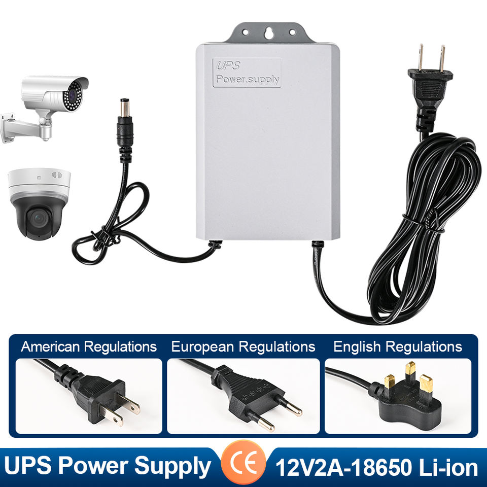 12V 2A Mini UPS - Reliable Power for Modem, Camera, Router