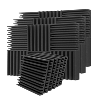 Acoustic Foam 3D Model: Customizable Soundproof Panels