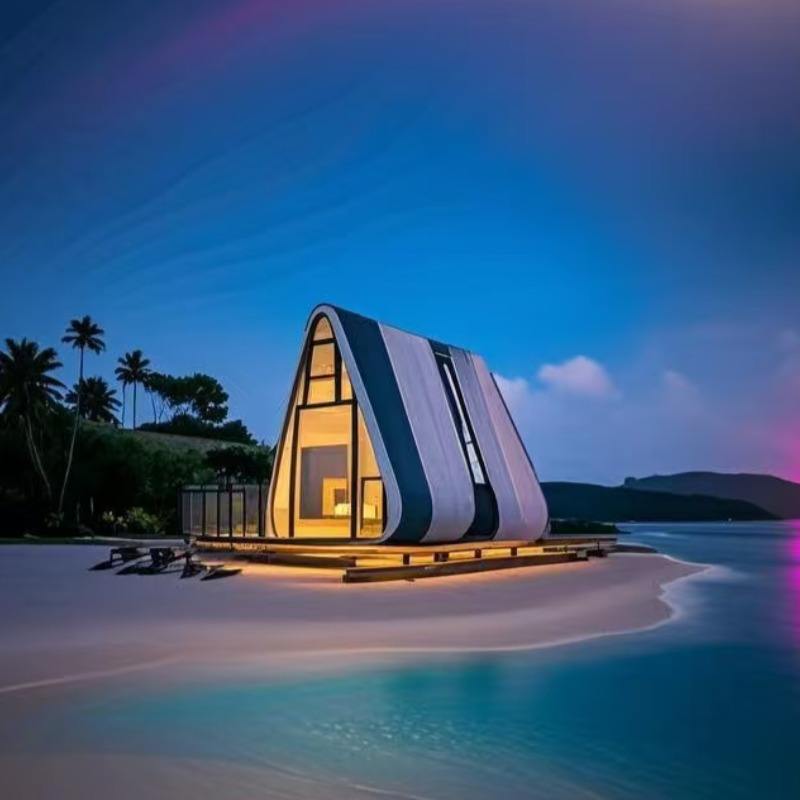 Mobile Living Container House - Famous Triangle Internet Cabin