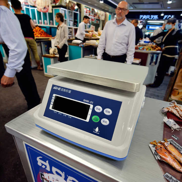 SOHE Waterproof 6kg Digital Weighing Scale 15kg 30kg Counting Scale ...