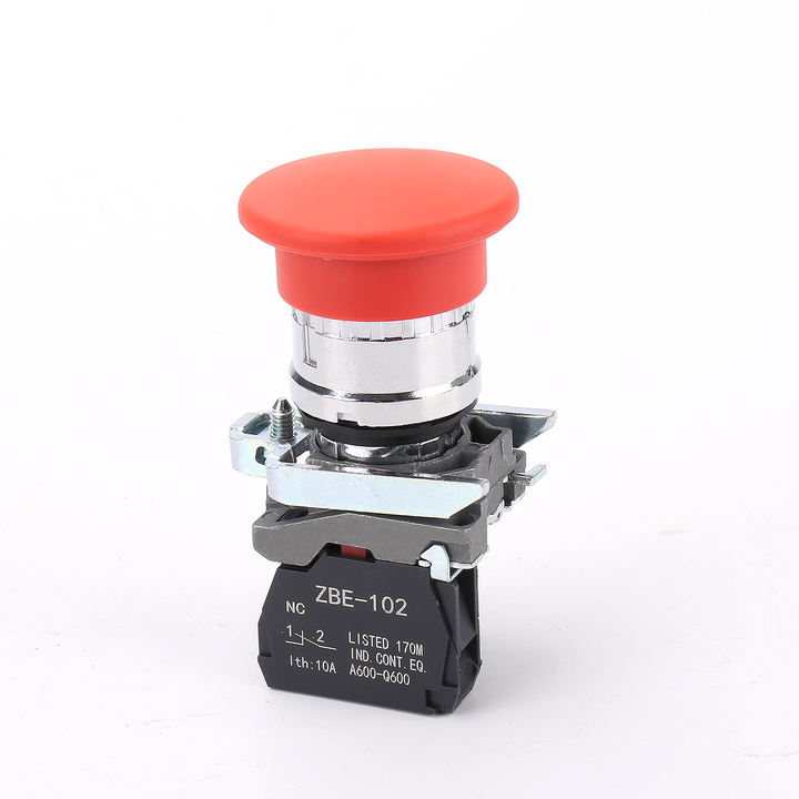XB4-BT42 Exit Emergency Stop Plastic Red Mushroom Button Switch ...