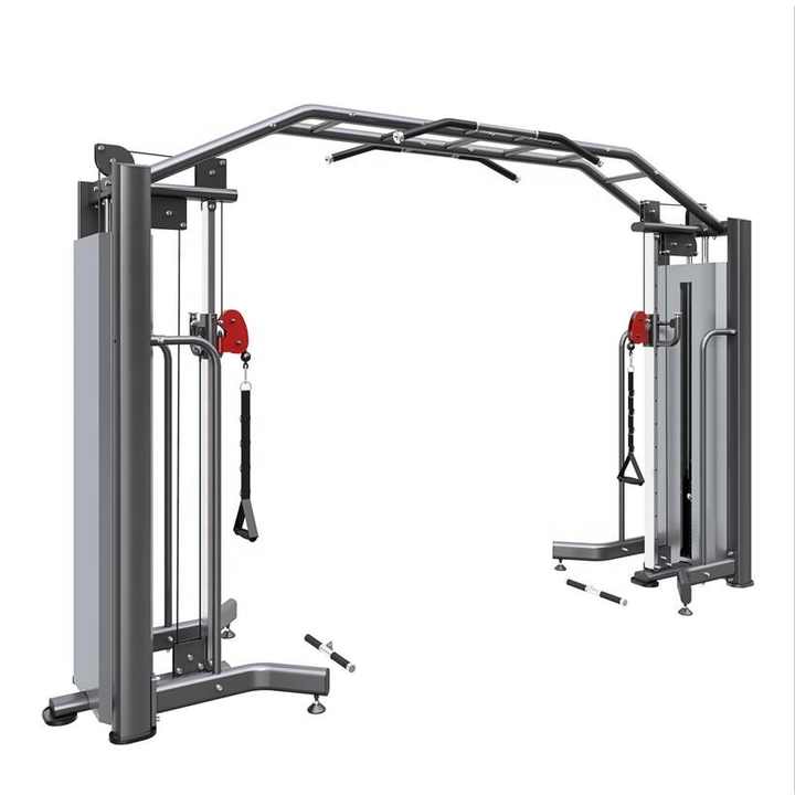 Commercial Dual Pulley Cable Crossover Gym Machine Steel Equipment for ...