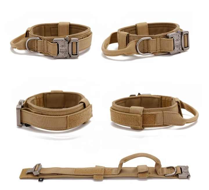 Tactical Dog Collar and Leash Set - Durable & Personalized