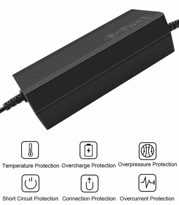 E-fast Fully Automatic Intelligent 36v 4a Lithium Battery Charger 36.5v 4a For Ebike Tricycle ...