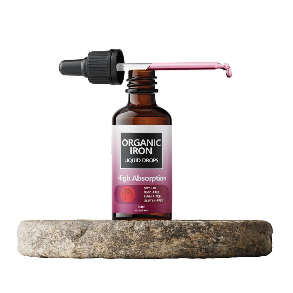 OEM Slow Release Iron Drops Vitamin-Enhanced Liquid Fe Supplement Iron ...