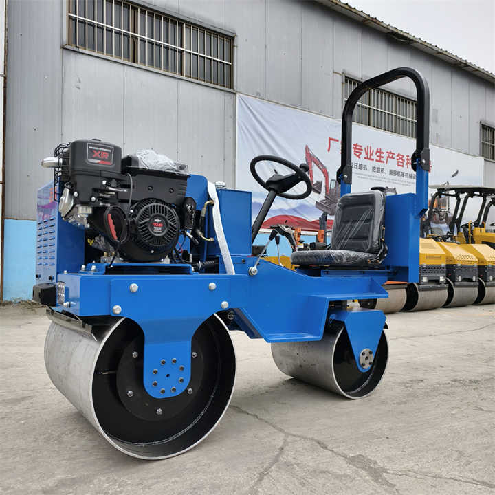 Ride on Double Drum Hydraulic Vibratory Road Roller Mini Roller ...