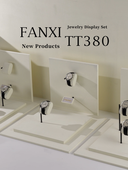 FANXI Watch Display Stand Luxury Watch Display Set for Window Show ...