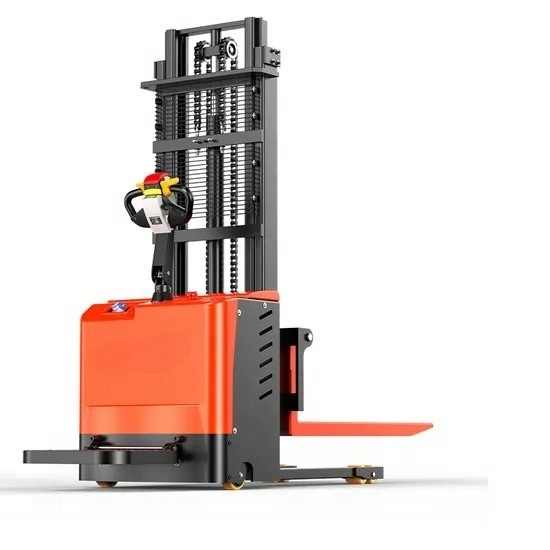 DAVOO 3m Electric Pallet Stacker Walk Behind Forklift 1.5t Battery ...