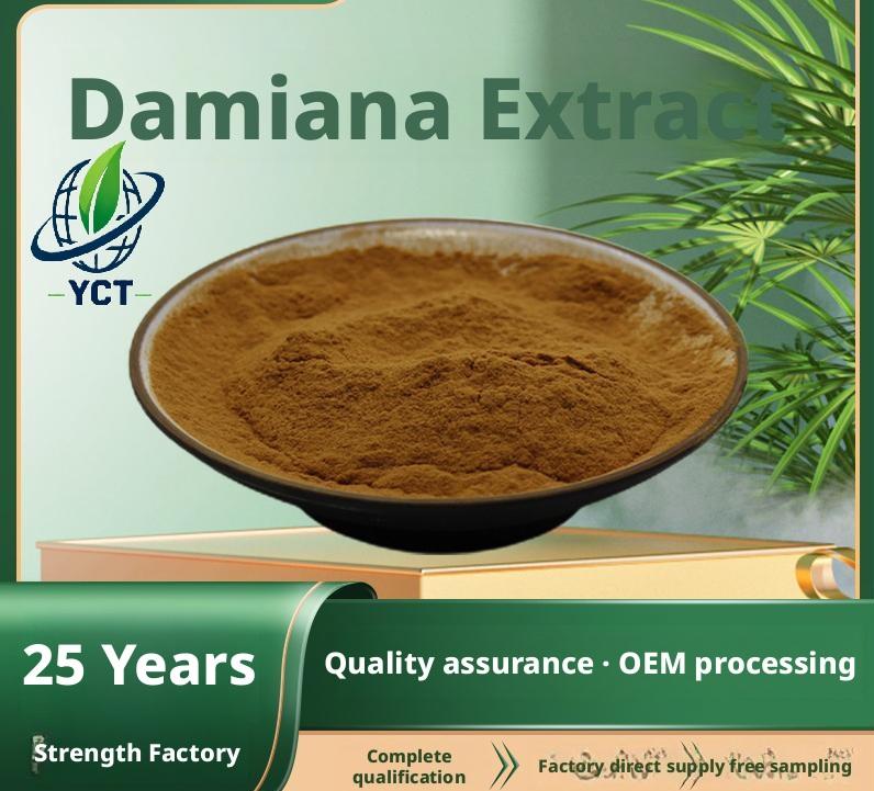 Damiana Leaf Extract Powder Food Grade Solvent Extracted Fruit Powder ...