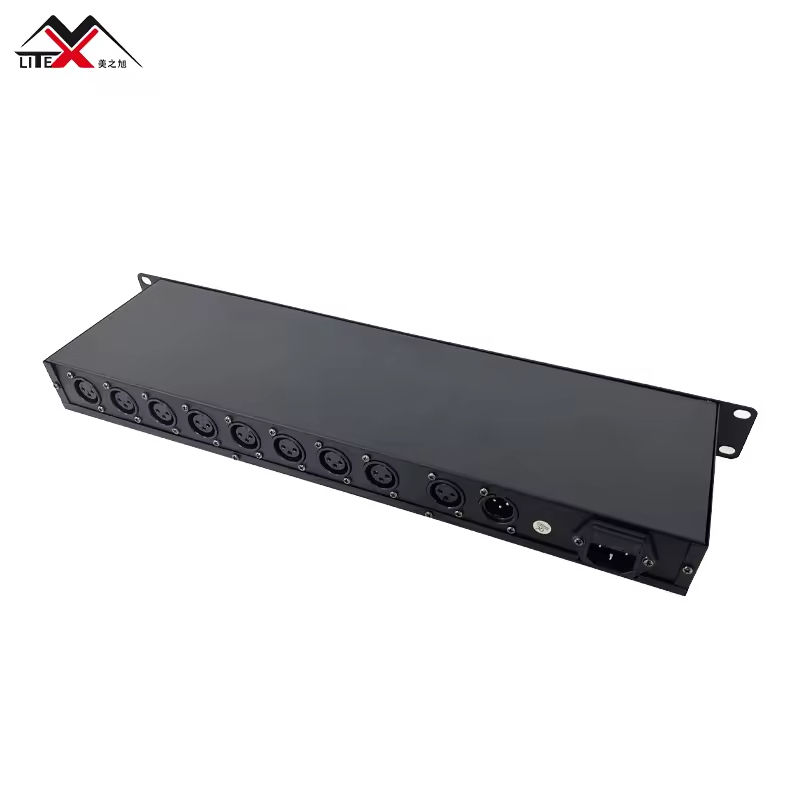 8-Channel DMX512 Signal Distribution Amplifier for LED Projection ...