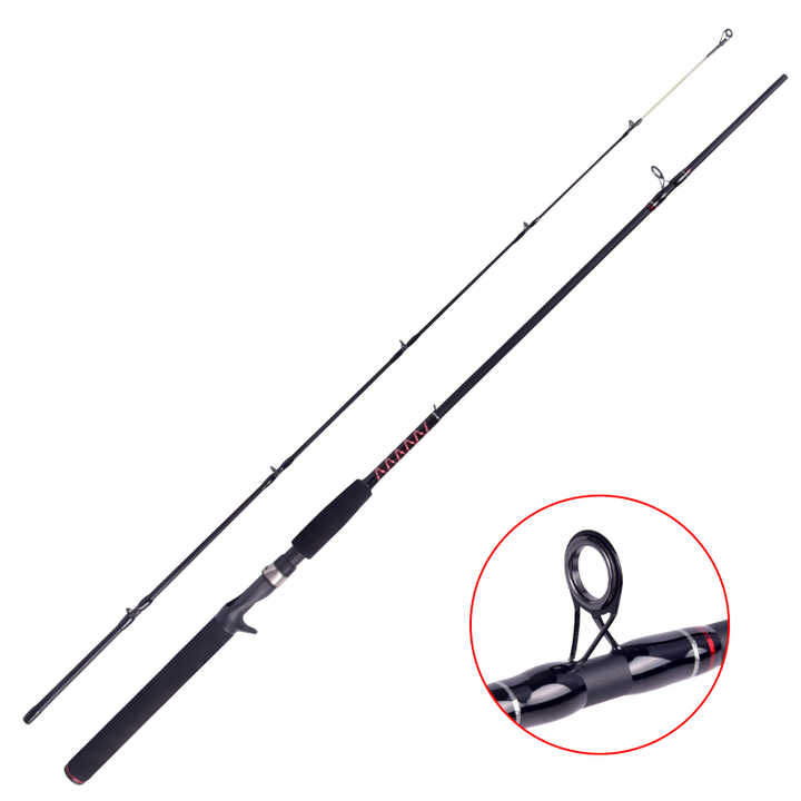 198cm 2 Sections Ugly Stick Bait Casting Fishing Rod Strong Composite ...