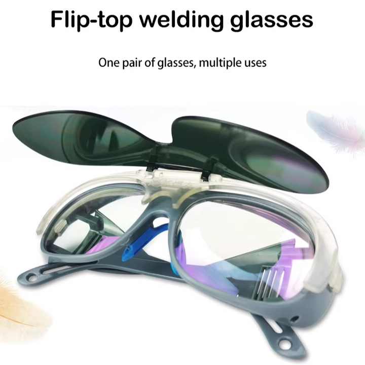 New Lightweight Dustproof and Splashproof Arc Welding Safety Glasses ...