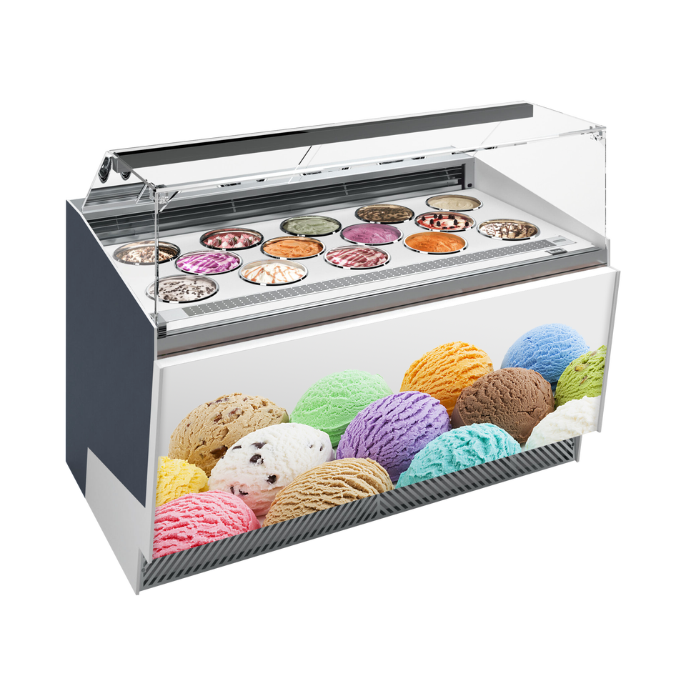 Prosky Pozzetti Gelato Showcase - Elegant Display Solutions