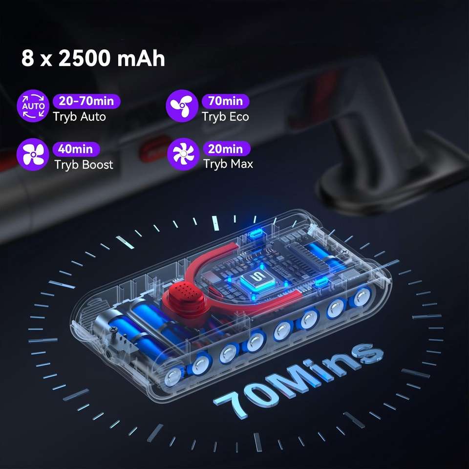 2026 New Design Cordless Stick Vacuum Cleaner LED Headlight 30kpa ...