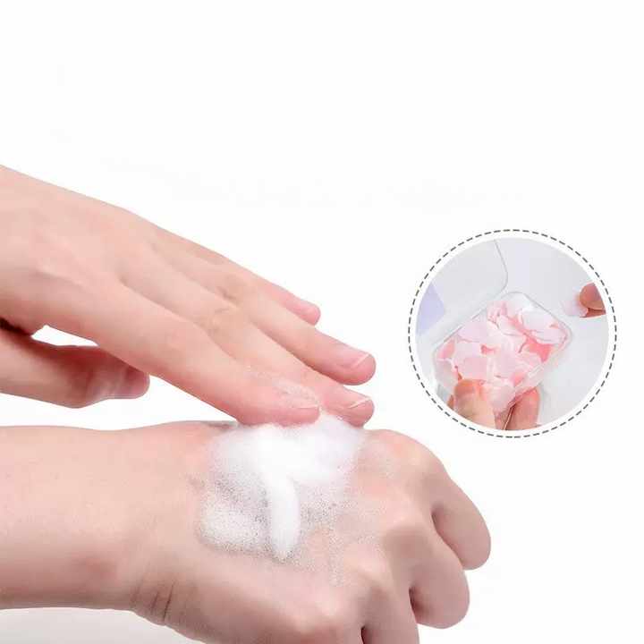 Custom Hand Washing Paper Soap Sheet Travel Supplies Disposable Paper ...
