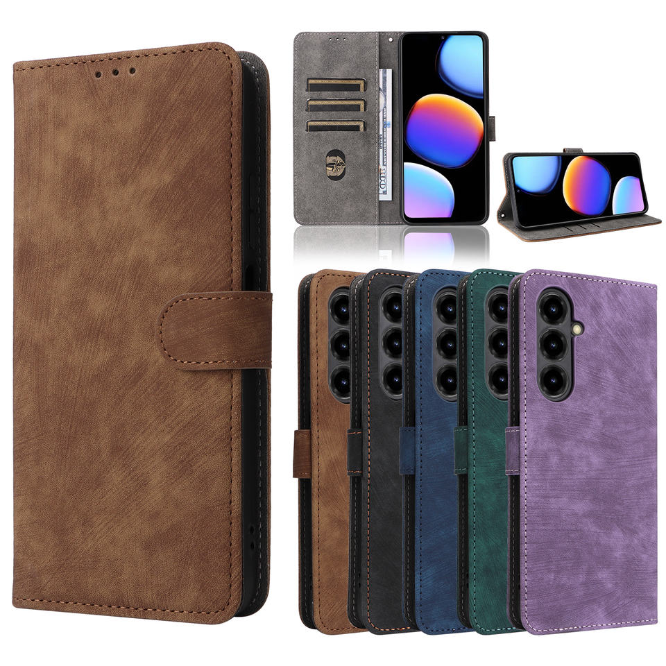 For ZTE nubia V80 Max RFID Protection Wallet Leather Flip Card Slot ...