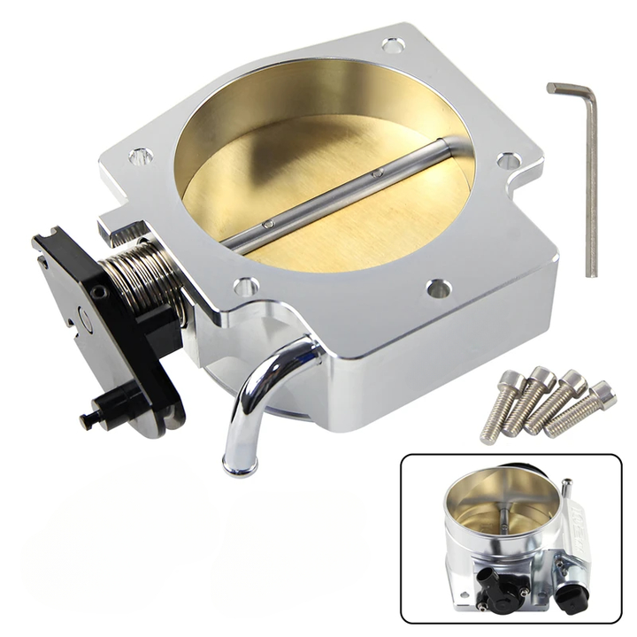 102MM Throttle Body+TPS IAC Fit for Chevy GM Gen III LS1 LS2 LS3 LS6 ...