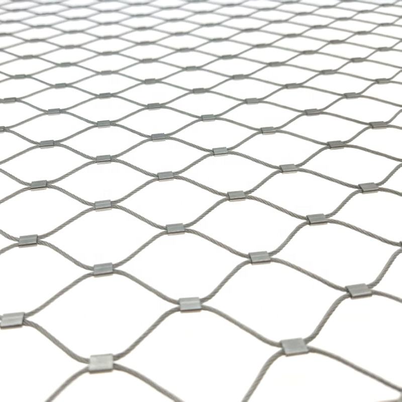 Stainless steel zoo animal cage safety fence wire rope net /Stainless ...