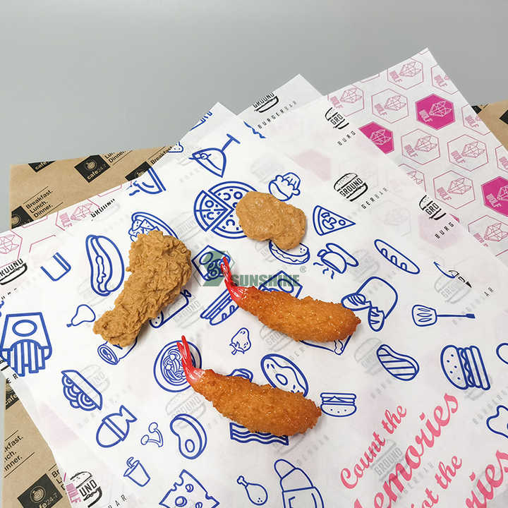 Custom Logo Printed Food Grade Hamburger Packaging