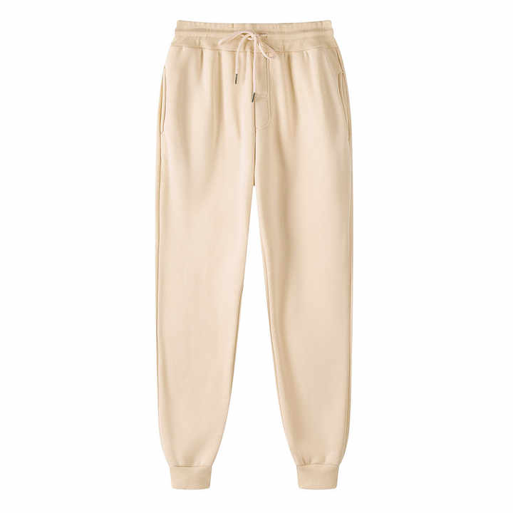 Wholesale custom solid color sweatpants Fitted French Terry Stacked ...